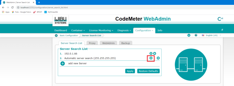 How to use Codemeter dongle as network license dongle – BuildSoft Support