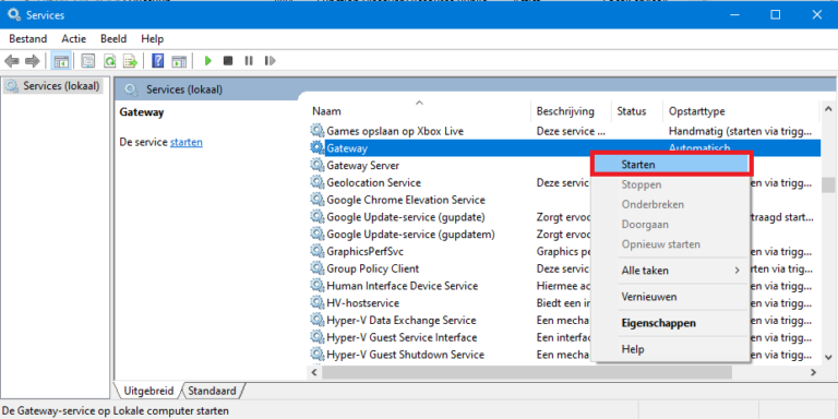 How to reset the Gateway preferences – BuildSoft Support