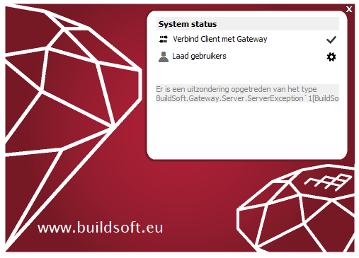 Error: Load users from database – BuildSoft Support