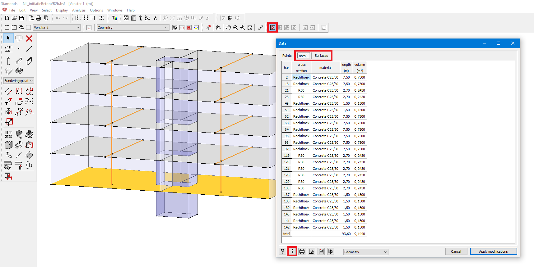 How to retrieve volumes/ total mass of materials – BuildSoft Support
