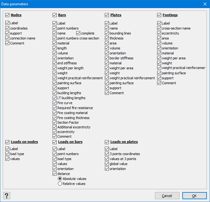 Table ‘Data’ – BuildSoft Support